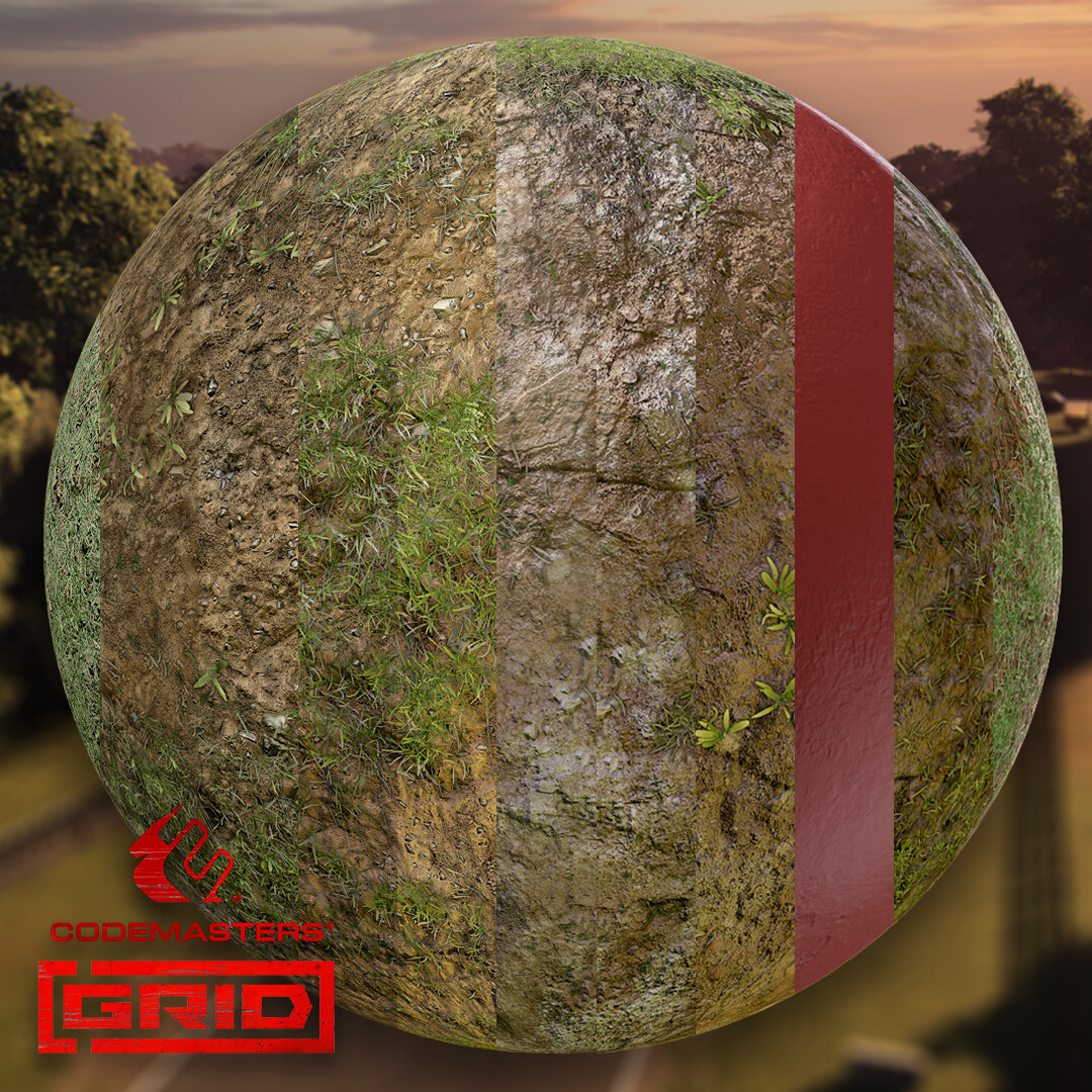 ArtStation - GRID - Brands Hatch Materials