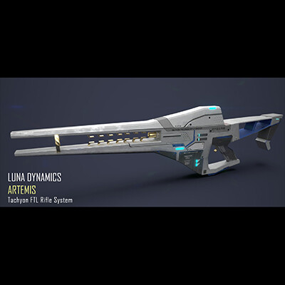 ArtStation - The Artemis Tachyon Rifle System