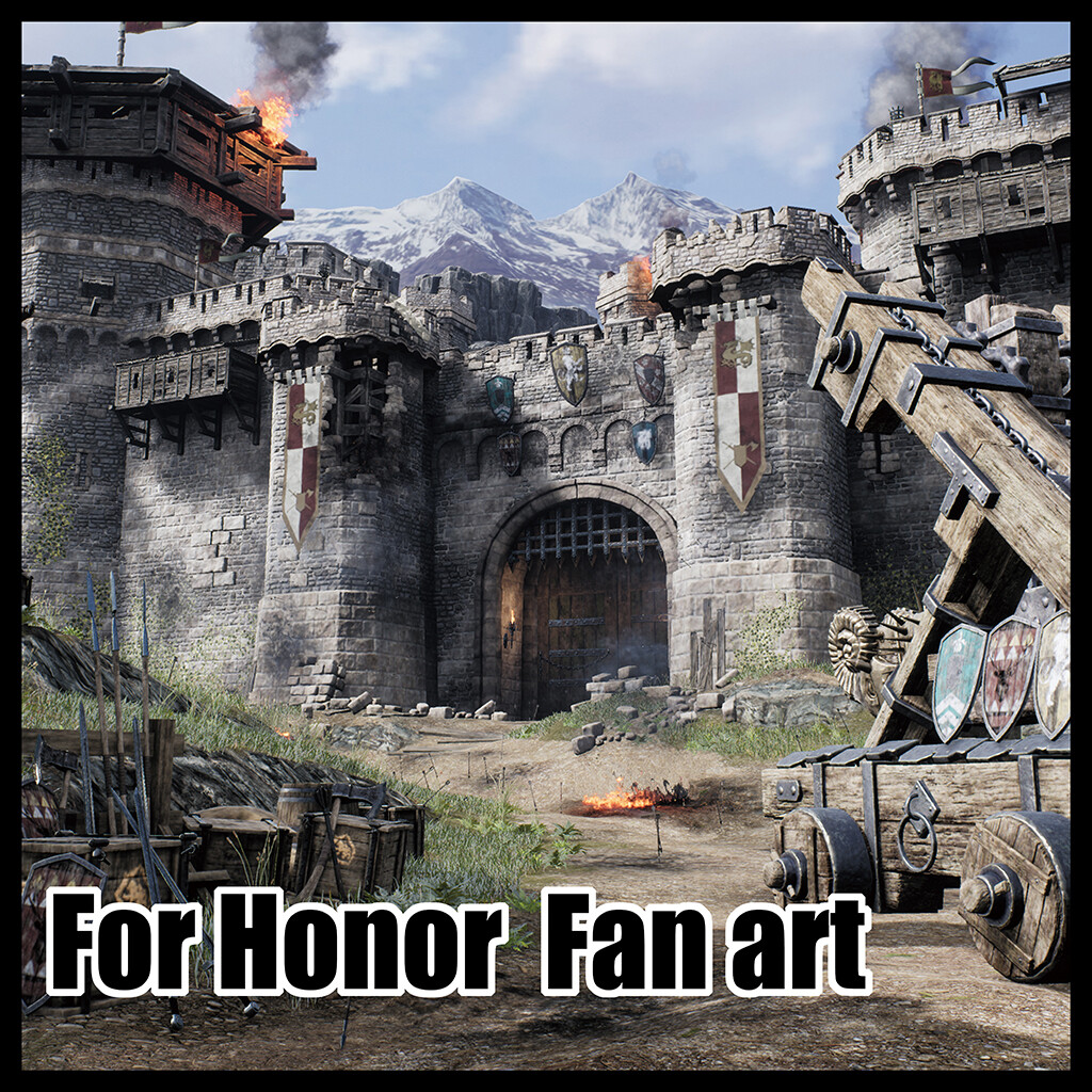 ArtStation - For honor Fan art (3d environment)