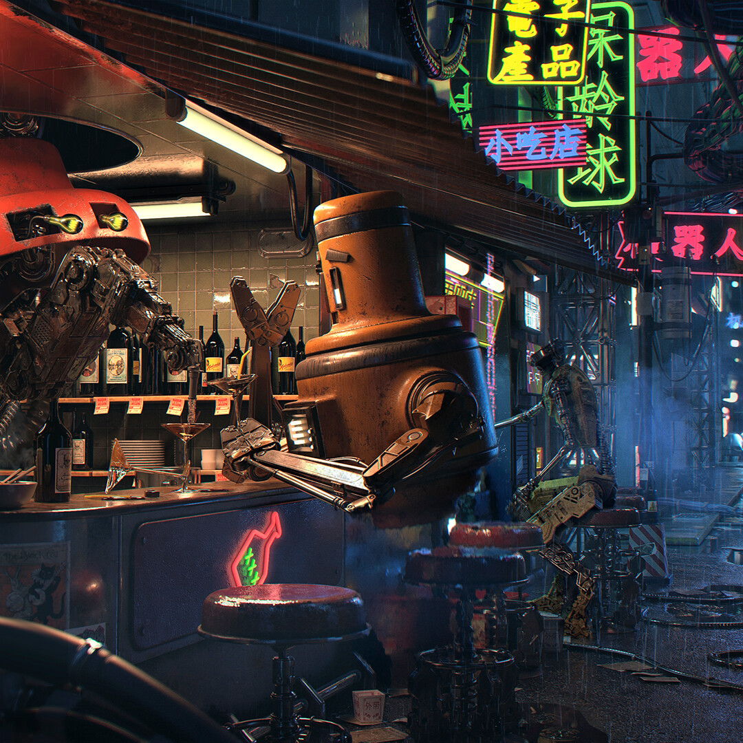 ArtStation - Retrobot Alley