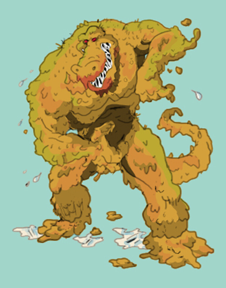 ArtStation - Mudd The Muddy Alligator Creature