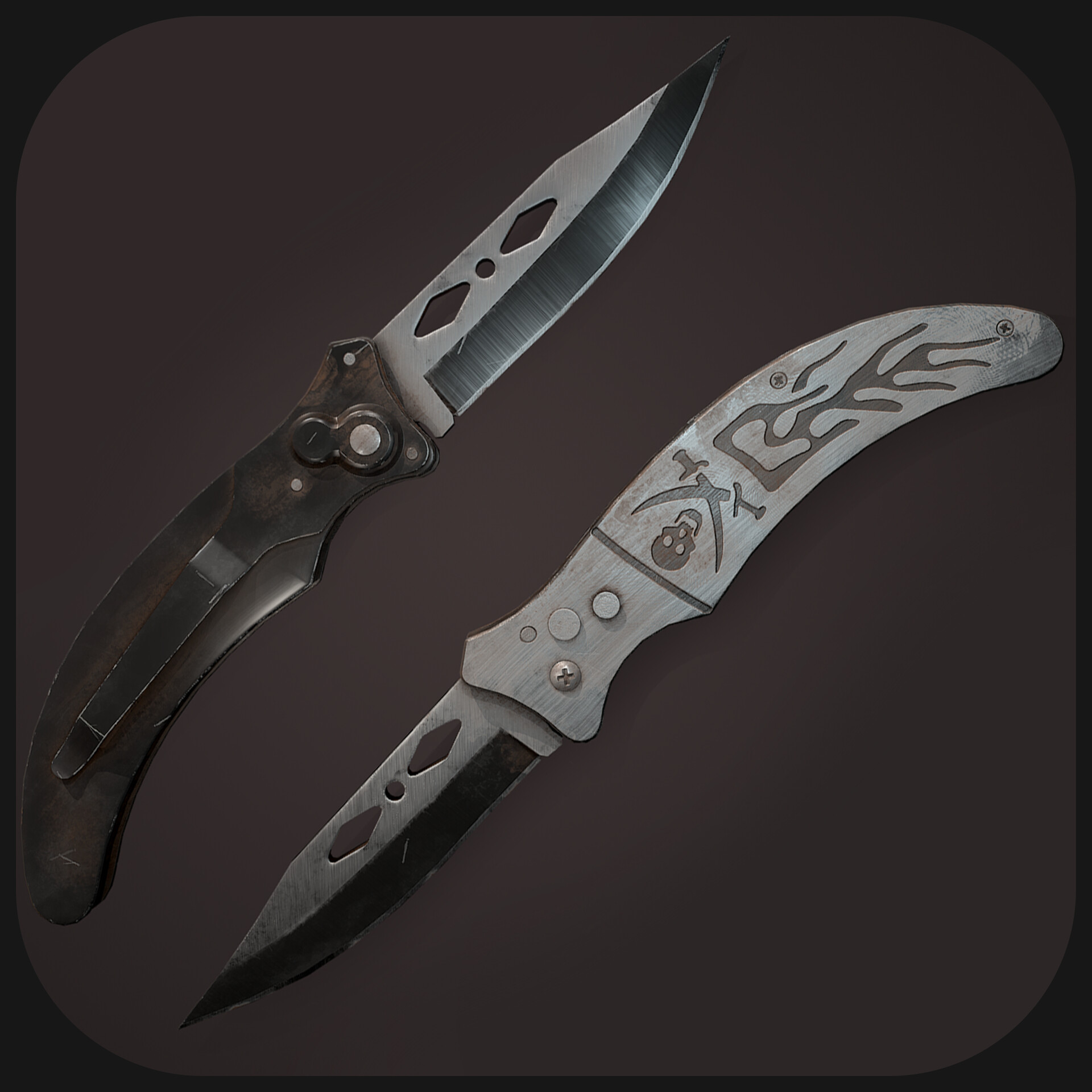 Samuel Leclercq - Automatic Knife