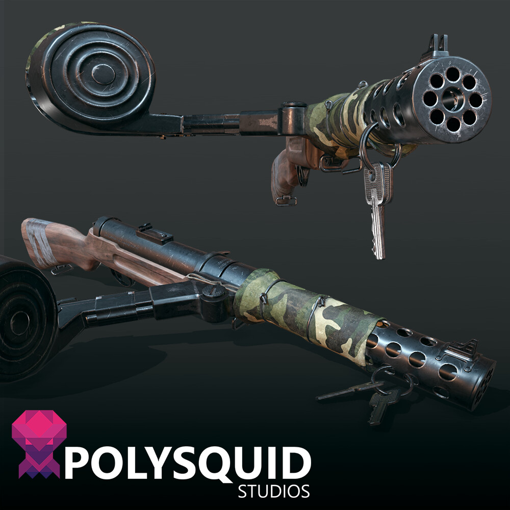 ArtStation - MP 18 Fallout Weapon