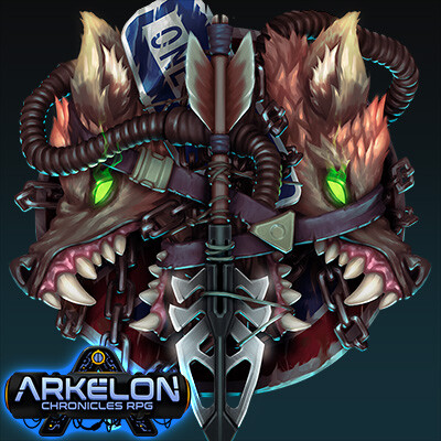 ArtStation - Arkelon Chronicles - Hunter Crest Design