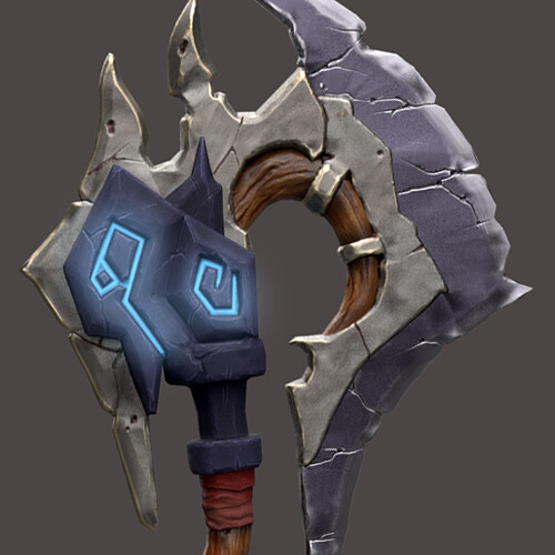 ArtStation - Unbreakable - Stylized 2 Handed Axe