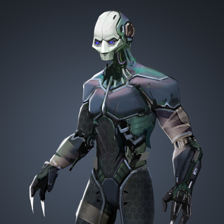 ArtStation - Horror droid design