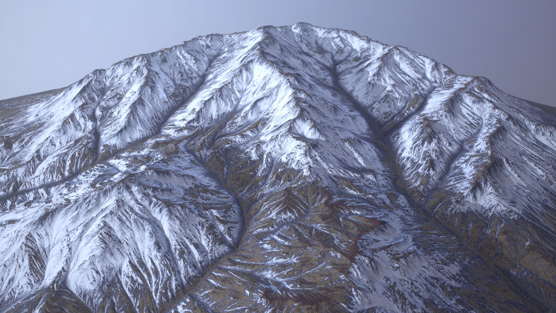ArtStation - Mountain (LiDAR) Render