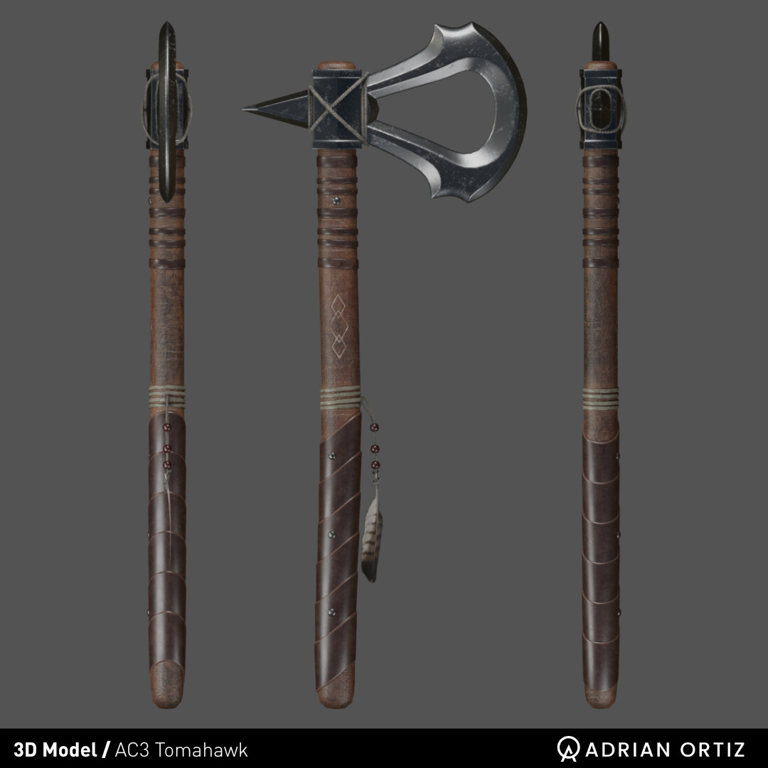 ArtStation - Assassin's Creed III Tomahawk
