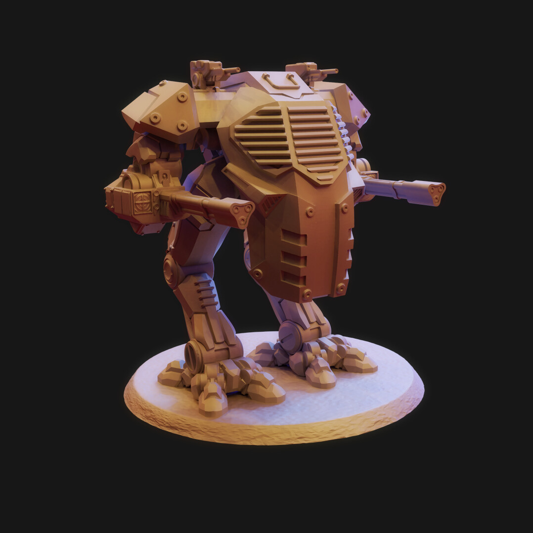 ArtStation - Battlemech "Themis"