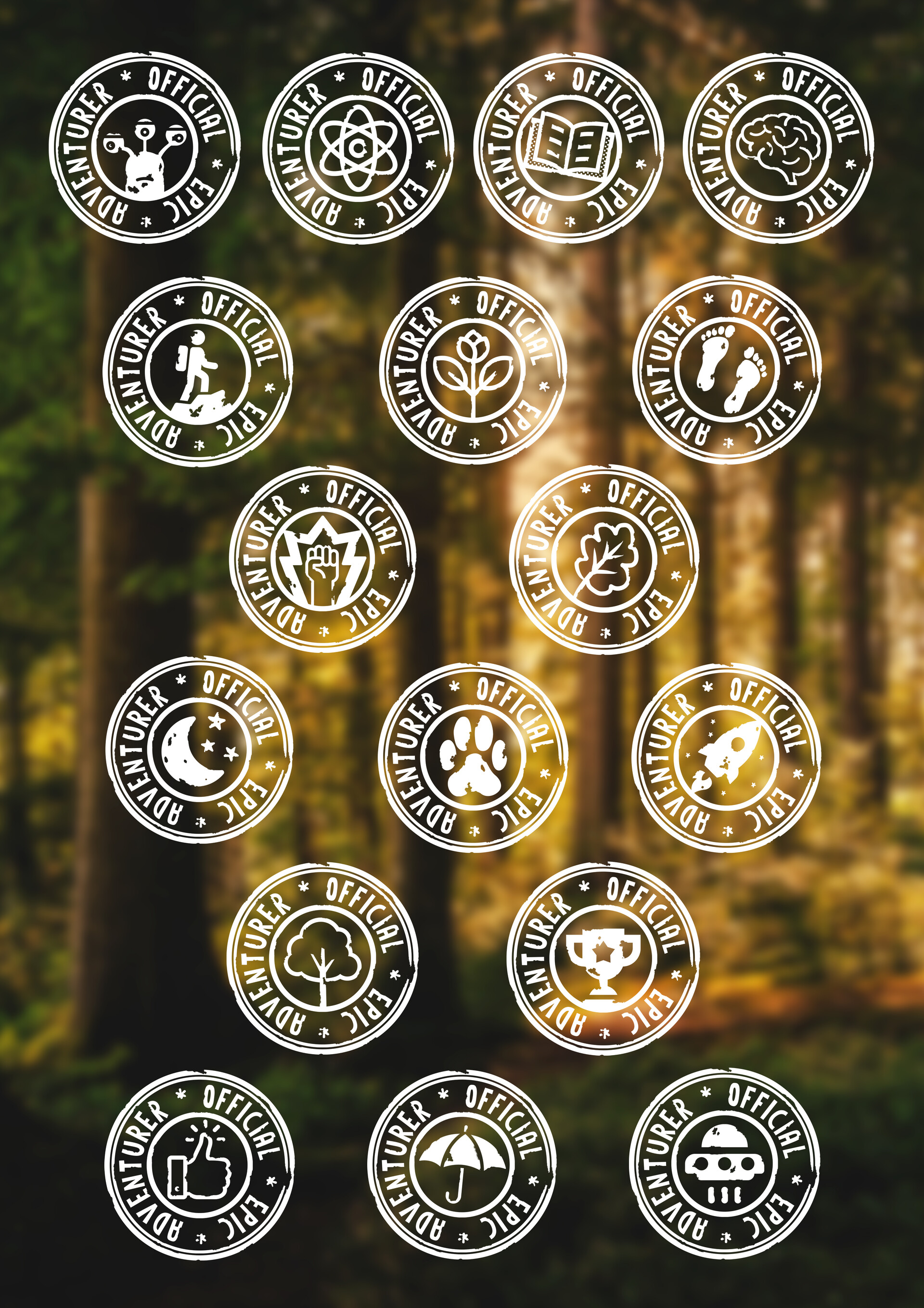 ArtStation - Epic Adventures: Social stamps