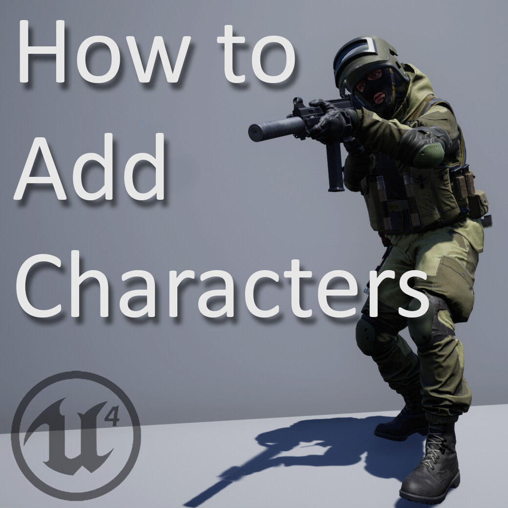 ArtStation - [UE4 Tutorial] Adding Marketplace Characters