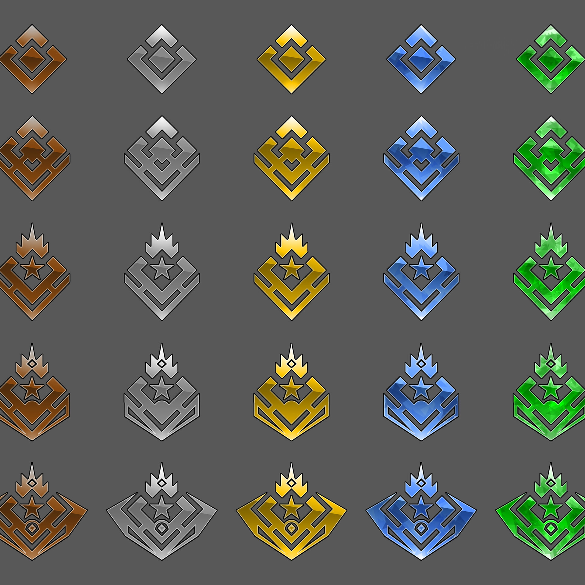 ArtStation - Rank Badges