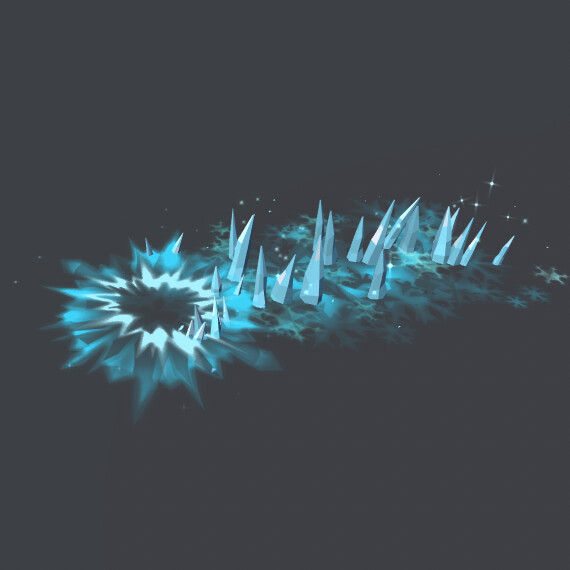ArtStation - Ice slam VFX