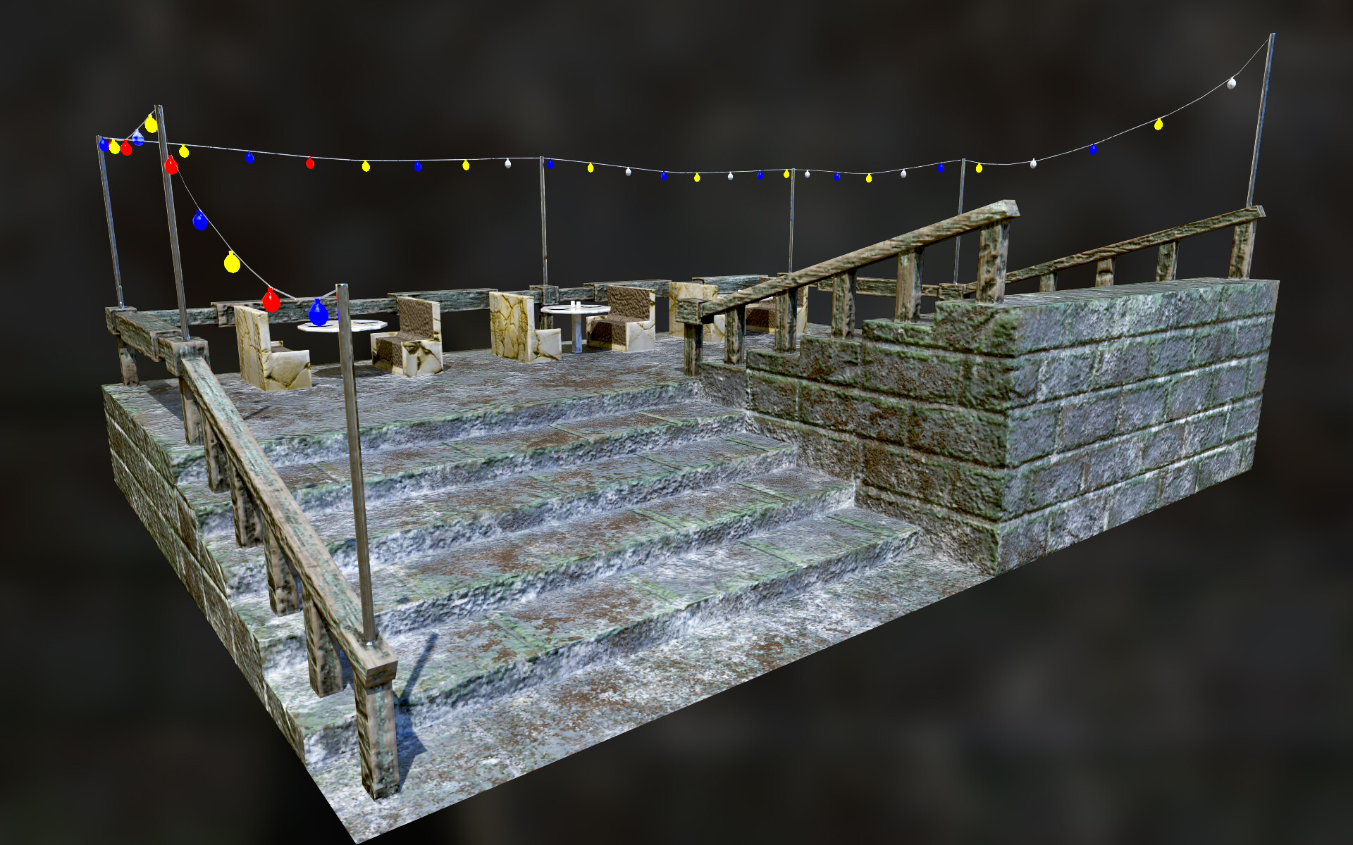 ArtStation - Gaming Environment prop (stairs)