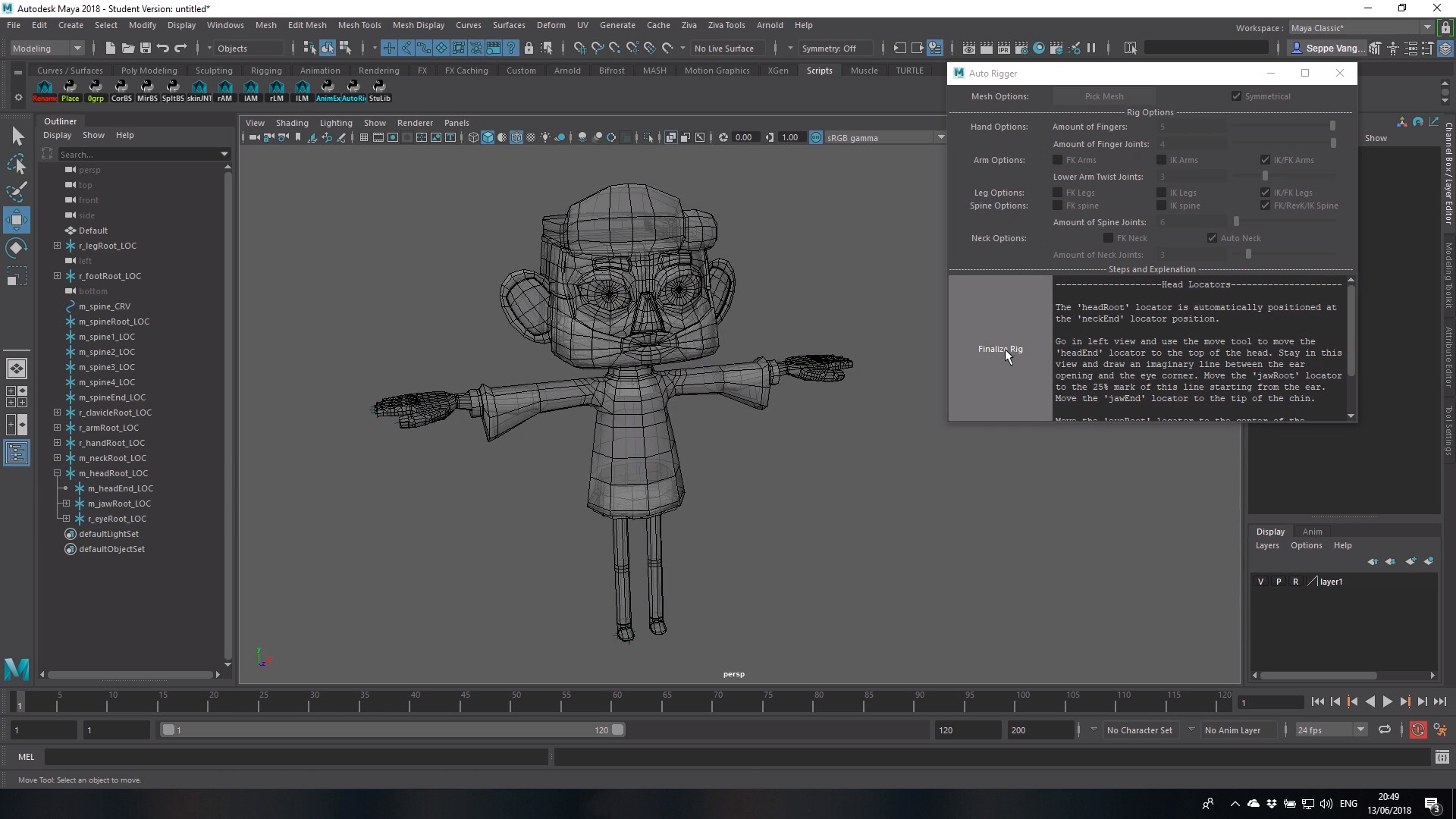 ArtStation - Auto-rigging script