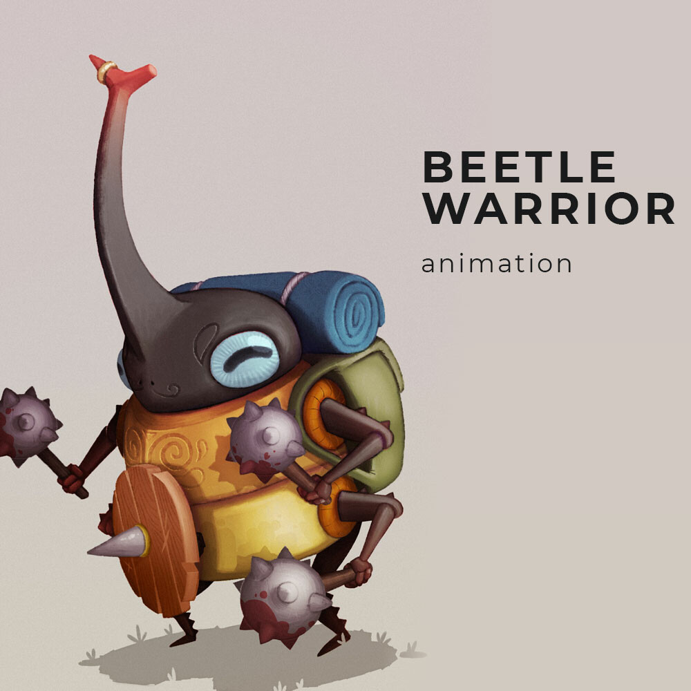 ArtStation - Beetle Warrior