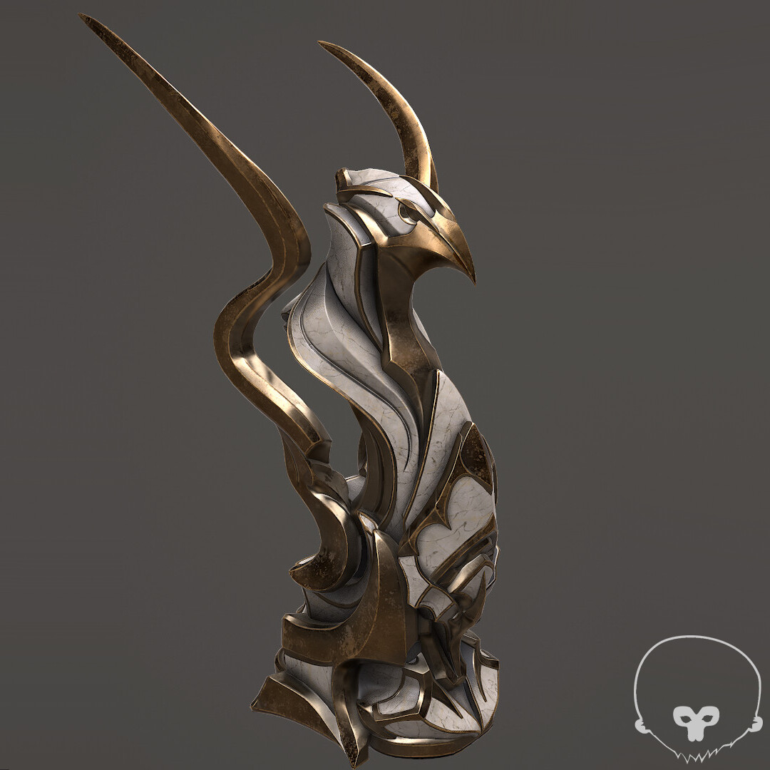 ArtStation - The Bird statue