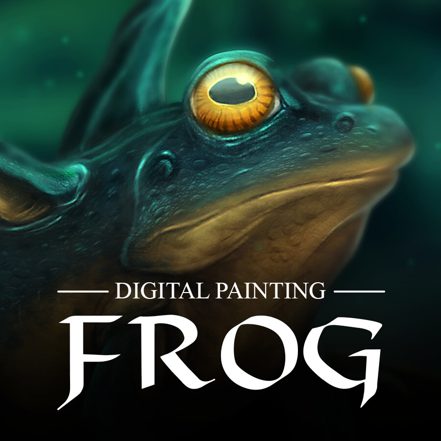 ArtStation - Digital Painting Frog