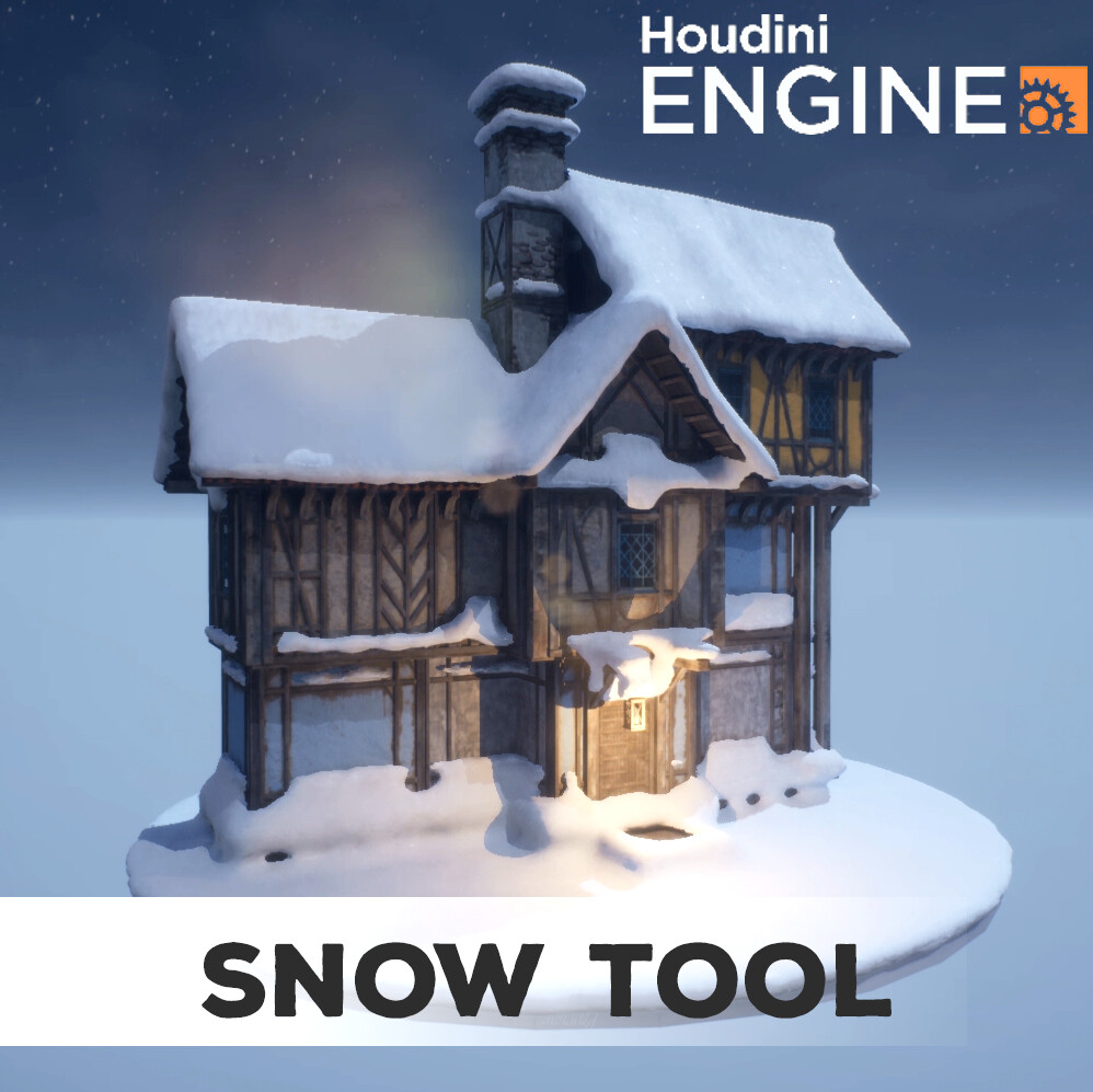 ArtStation - Procedural Snow - Houdini engine Tool