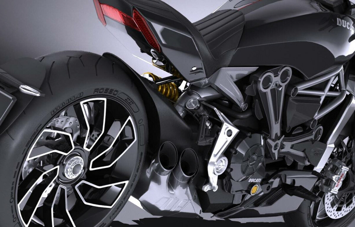 ArtStation - Motorcycle Detailed Model