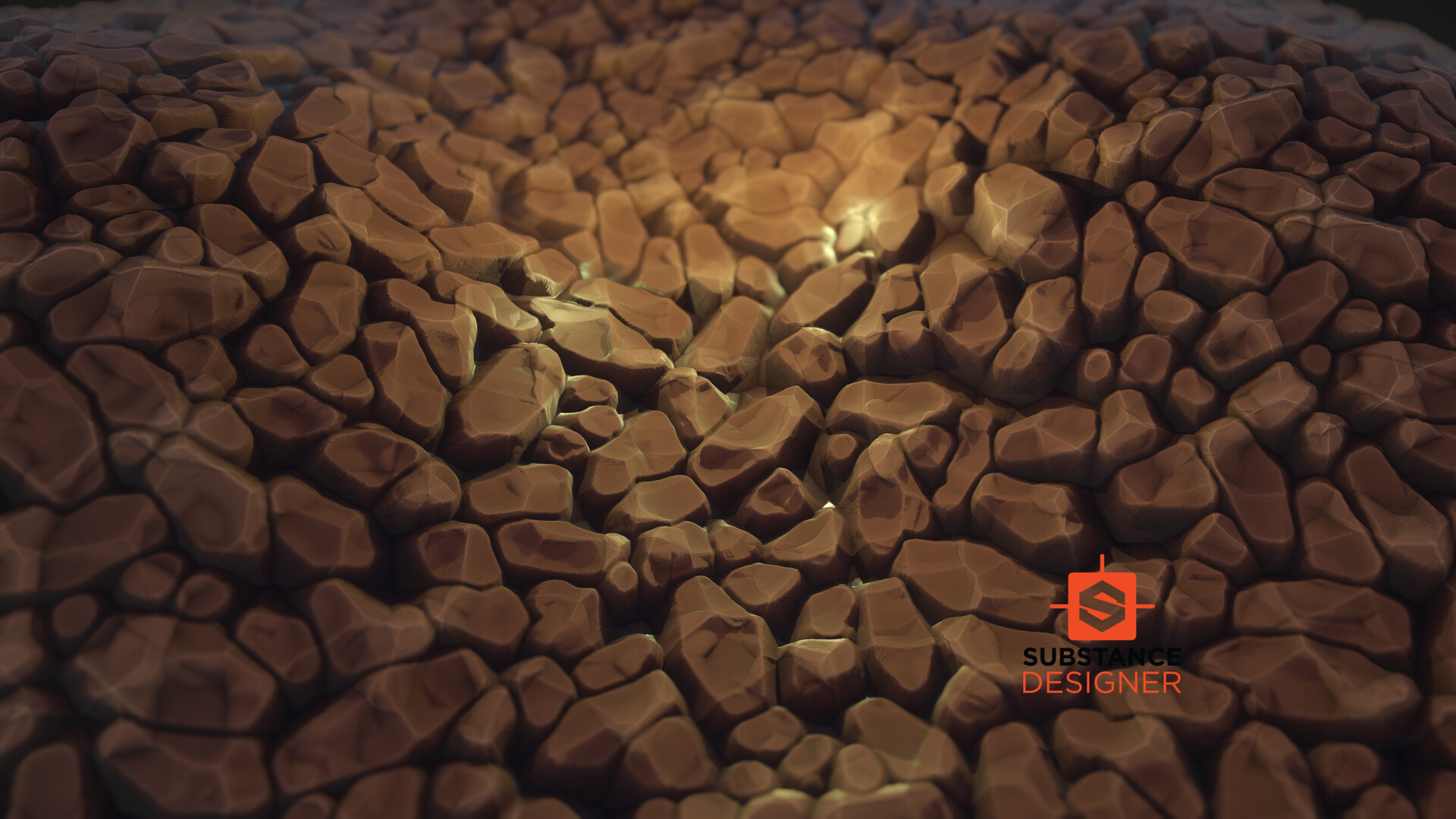 ArtStation - Cartoon Rock Material