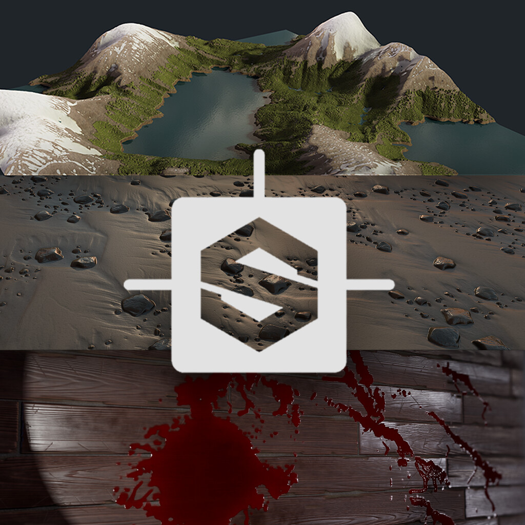 ArtStation - Iterative Erosion Substances Study