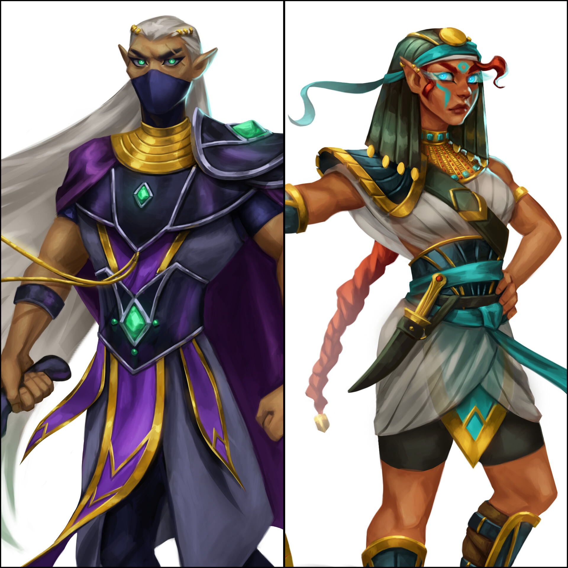 ArtStation - Egyptian elves