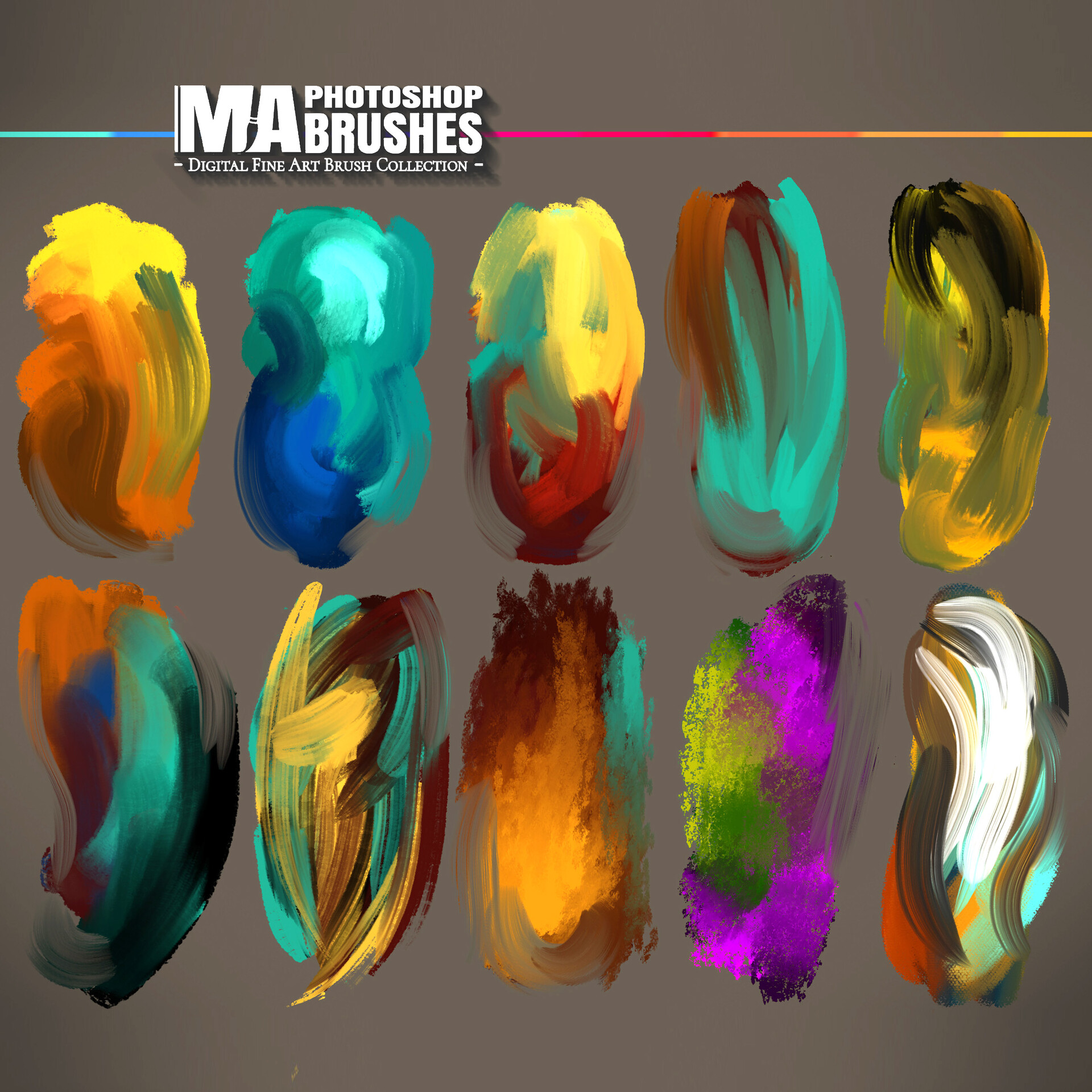 ArtStation - Photoshop MA-Brushes for Digital Art like Concept Art