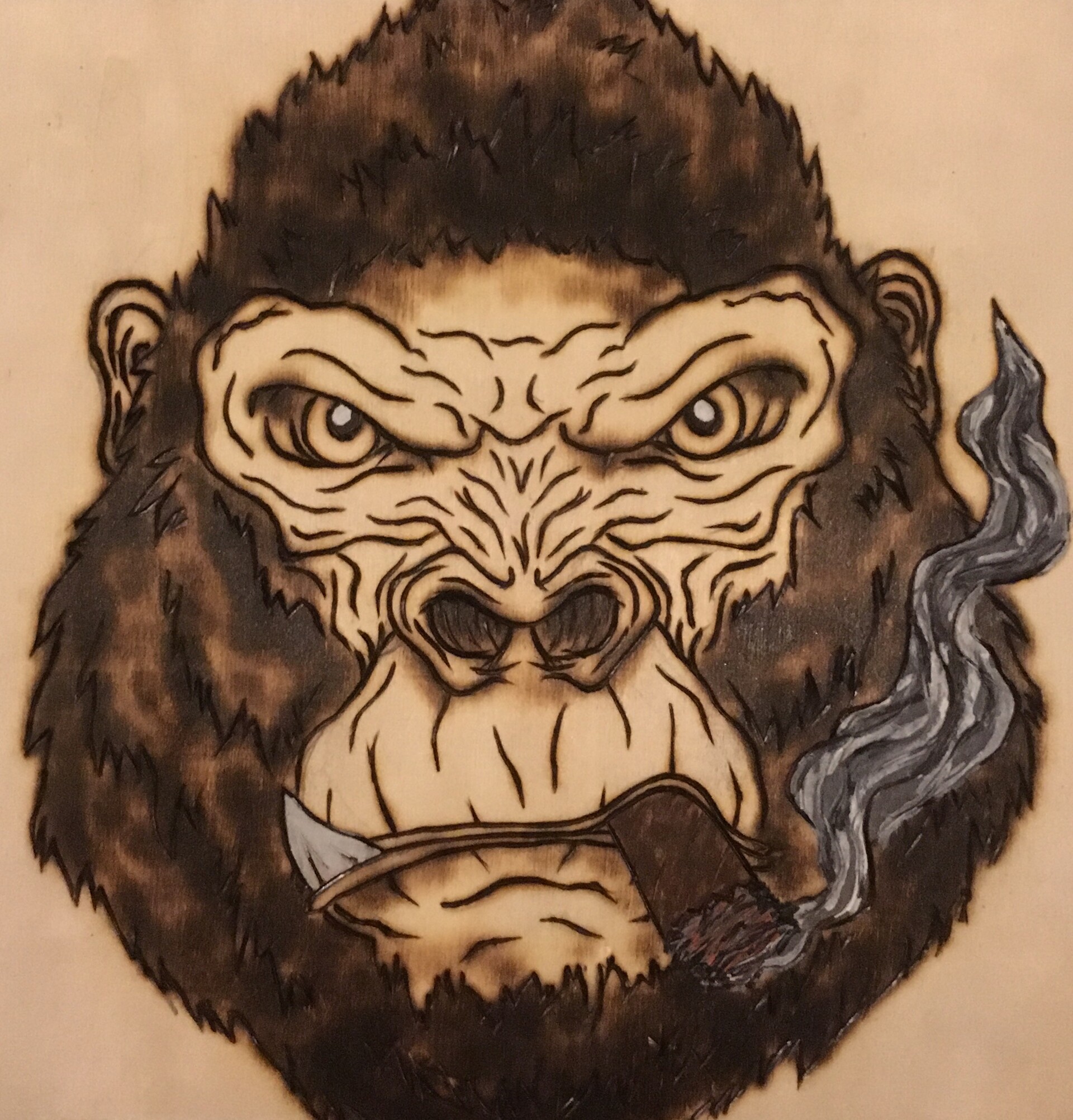 ArtStation - Some original pyrography pieces