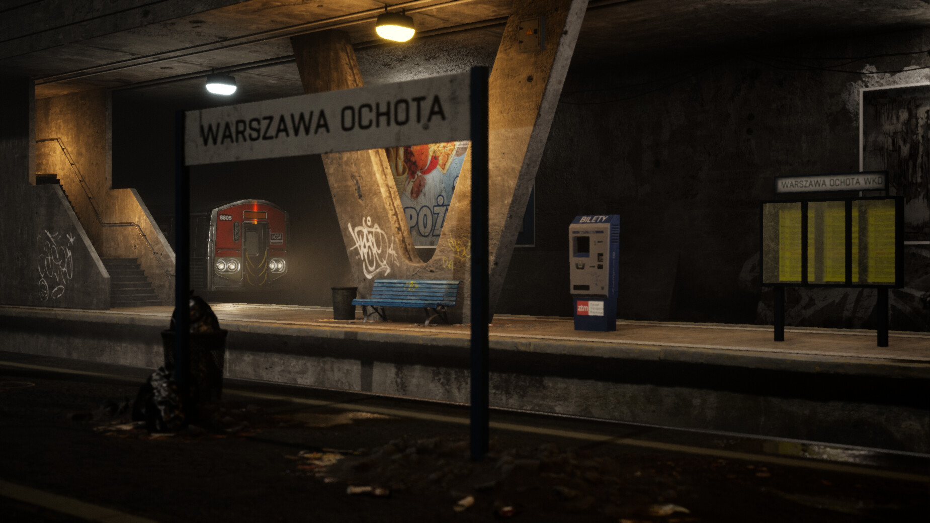 ArtStation - Warsaw Ochota Train Station