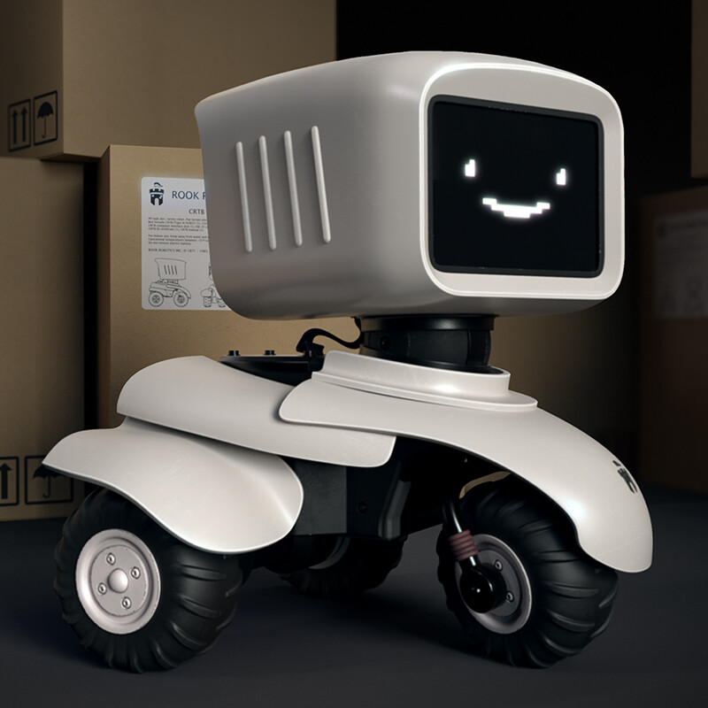 ArtStation - CRTB (CRT monitor Robot)
