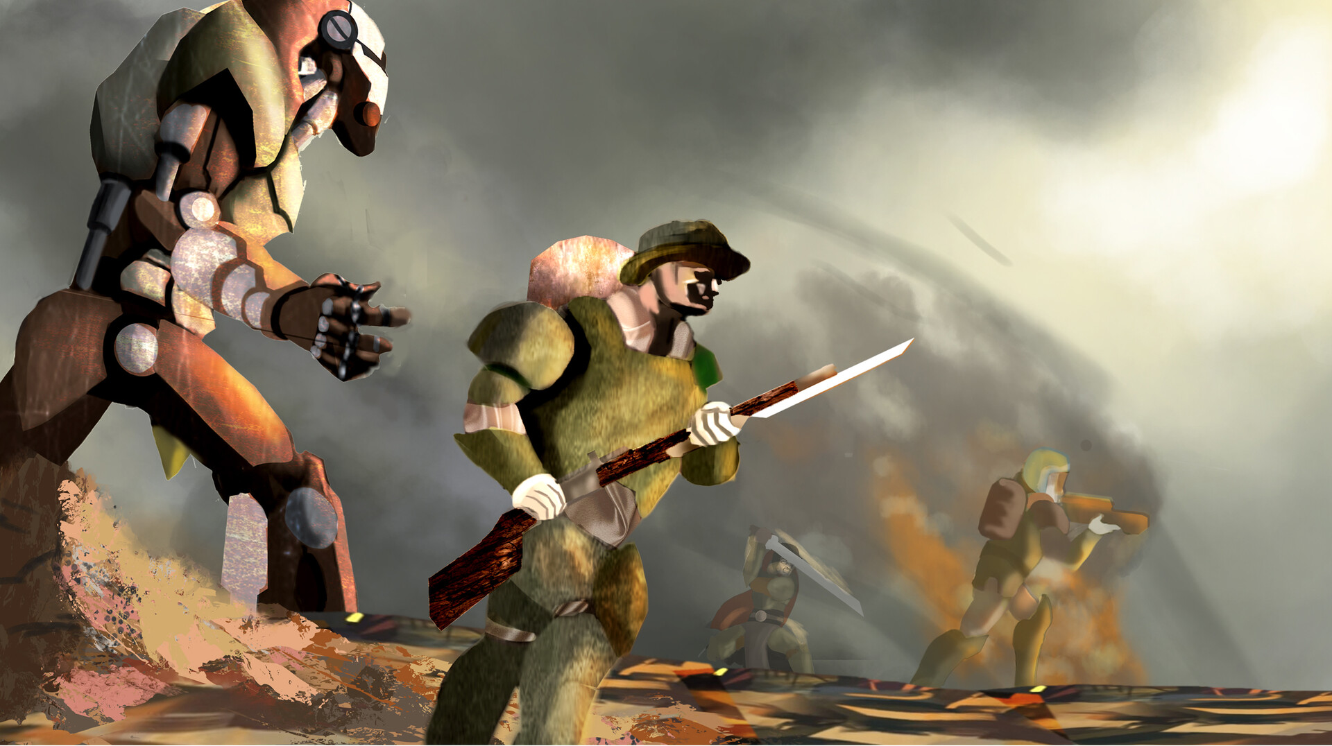 ArtStation - Charge Scene (Faction War)