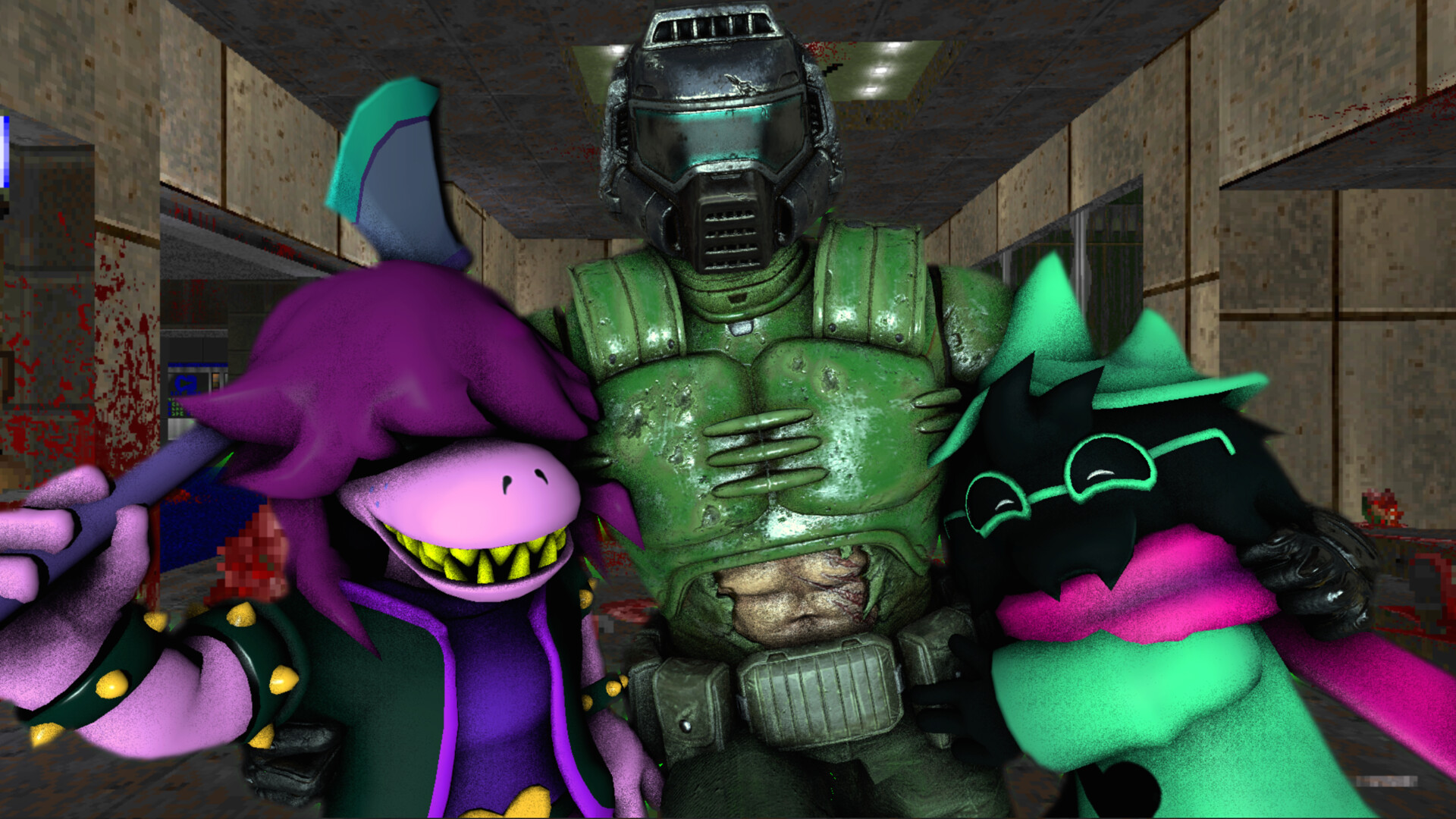 The-Doomguy [SFM] - Doomguy And Friends