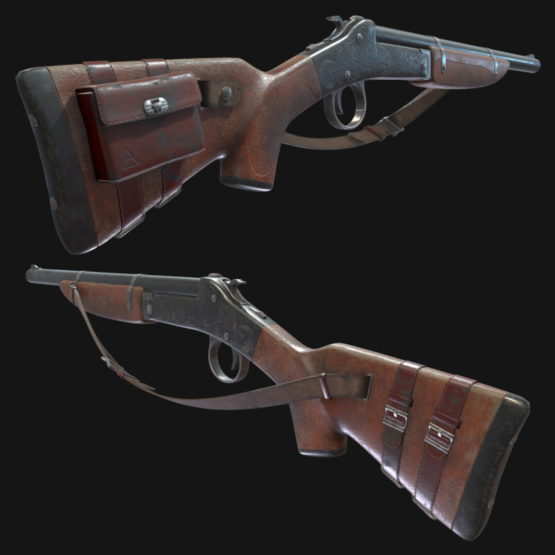 ArtStation - Single Barrel Shotgun