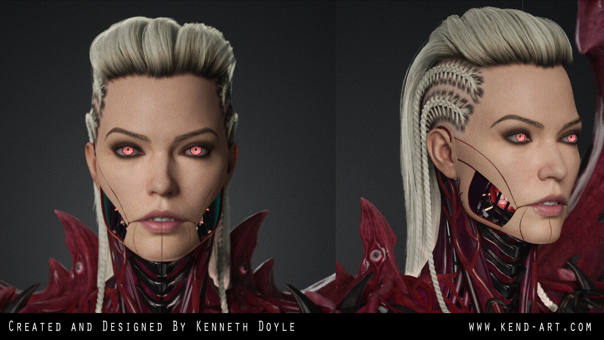 ArtStation - Anastasia the Cyborg Vampire