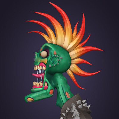 ArtStation - Punk Zombie