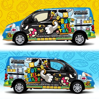 ArtStation - Vehicle Wrap: Game Over Videogames