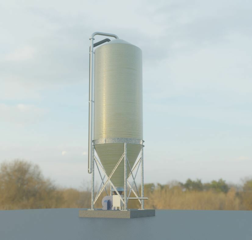 ArtStation - Corn Silo (Version 1)