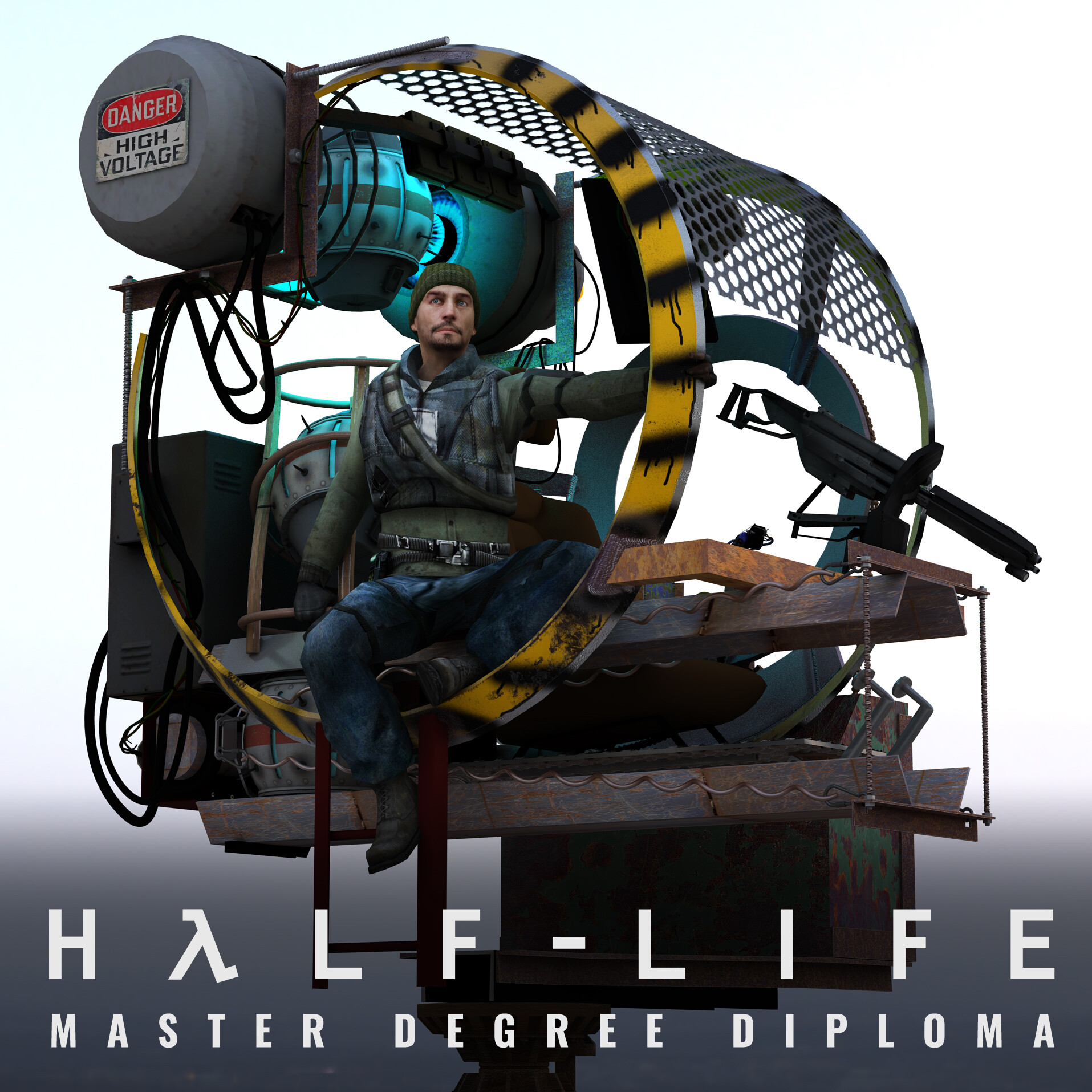 ArtStation - Half Life master diploma - Defensive tower