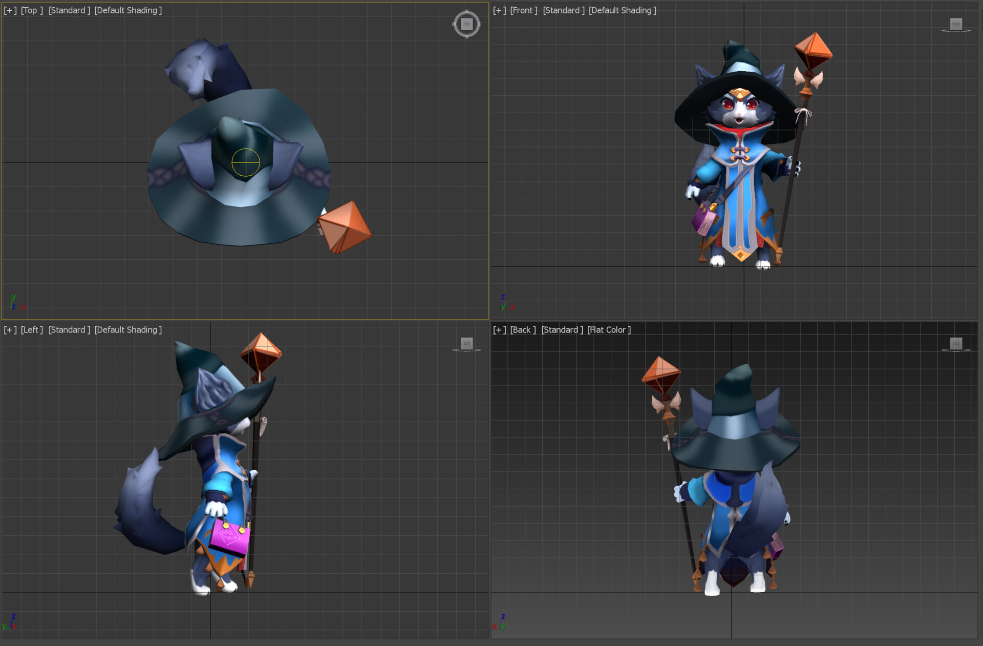 ArtStation - Cat Mage Texture