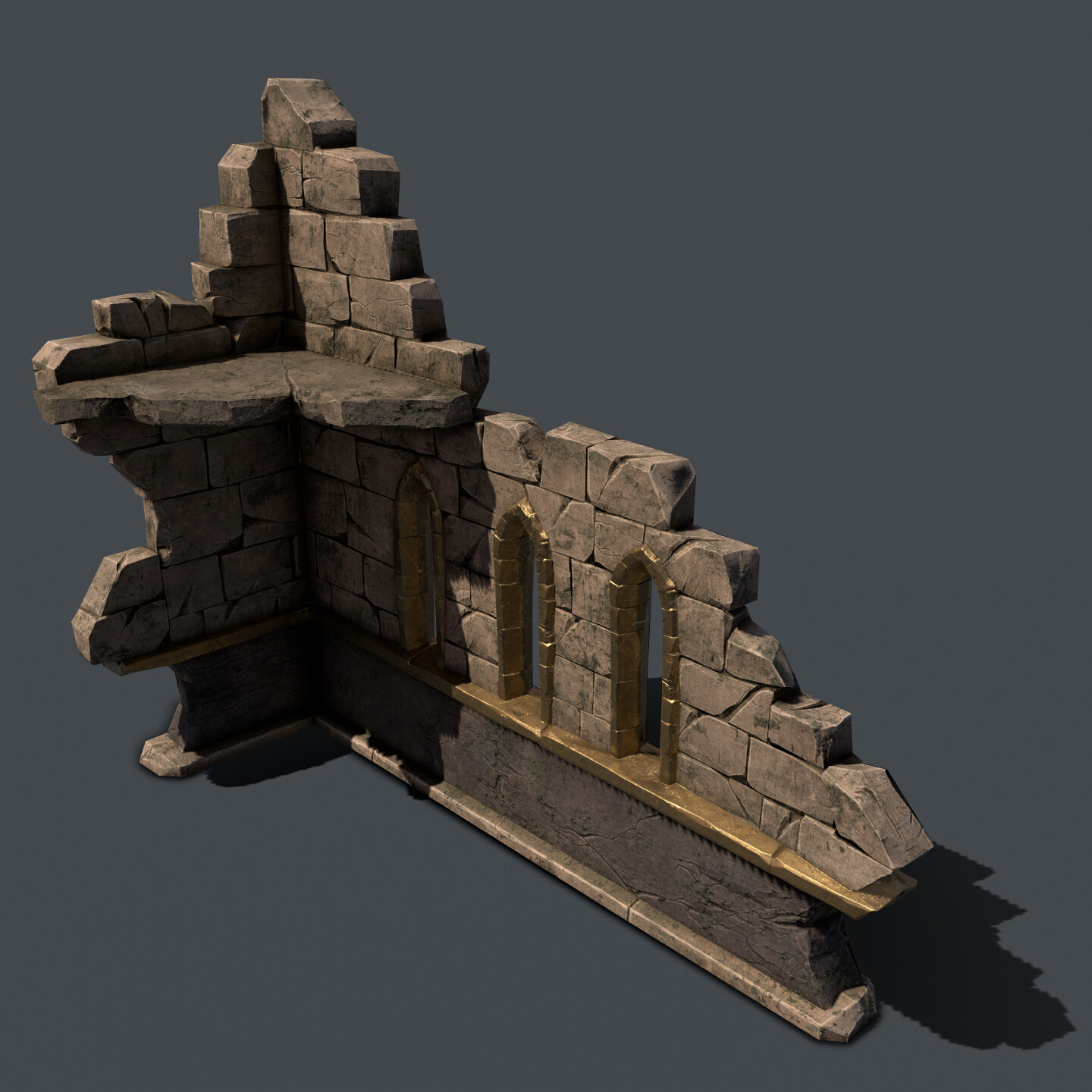 ArtStation - Stone Wall