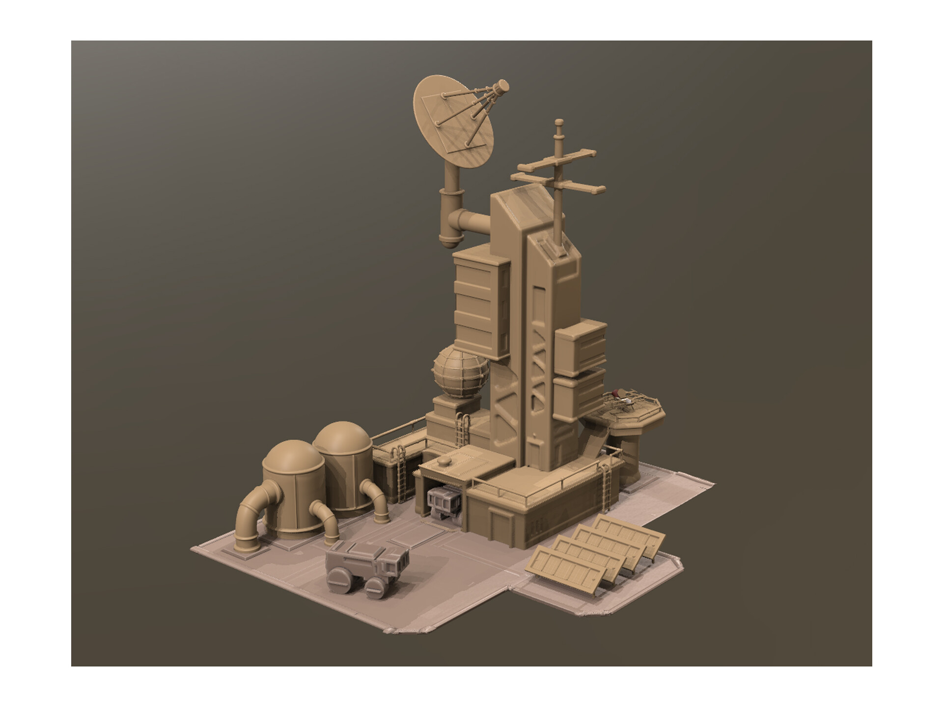 ArtStation - Mars Base