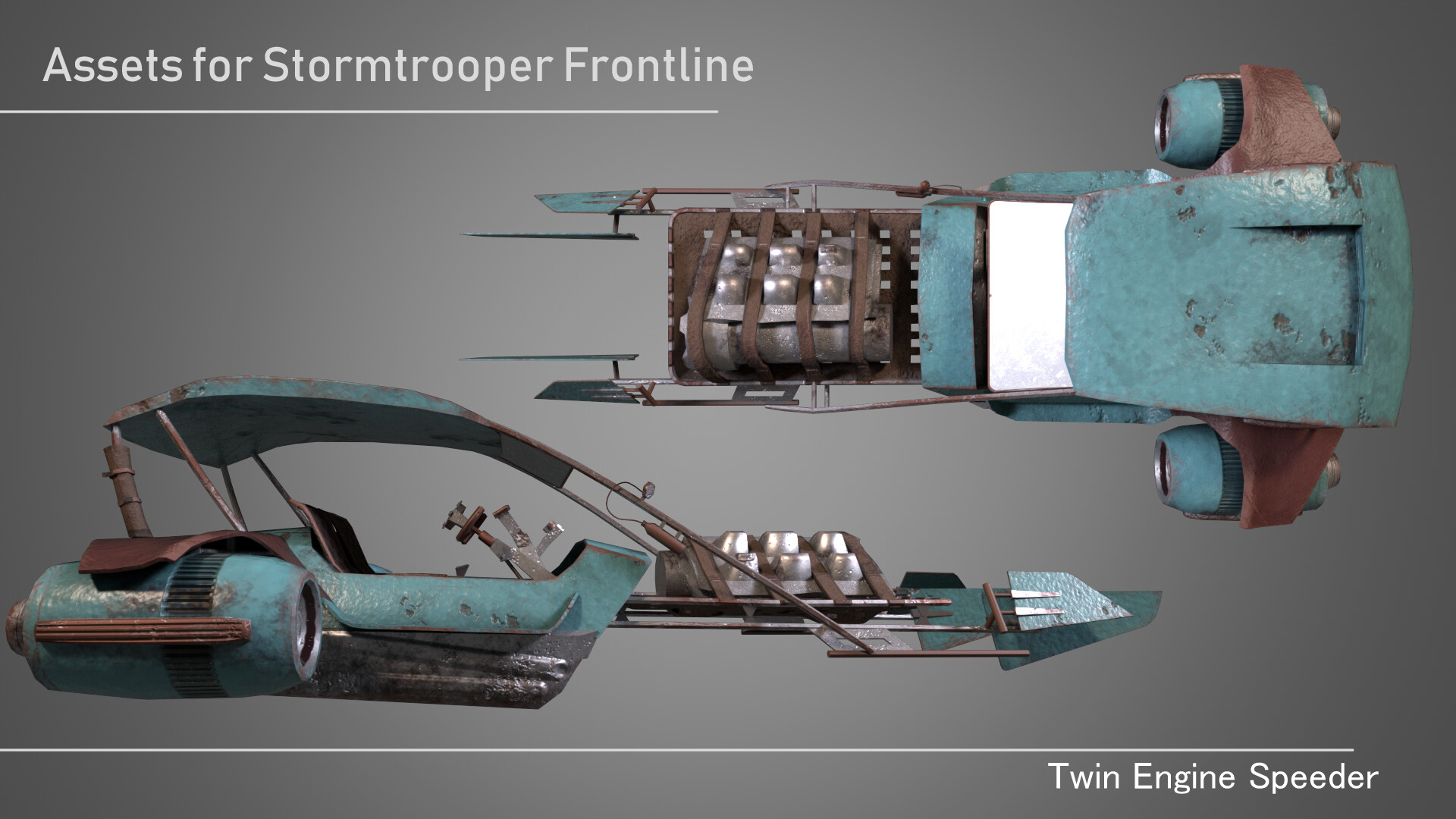 Cole Nelson - Star Wars Frontline Mobile App: Twin Engine Speeder