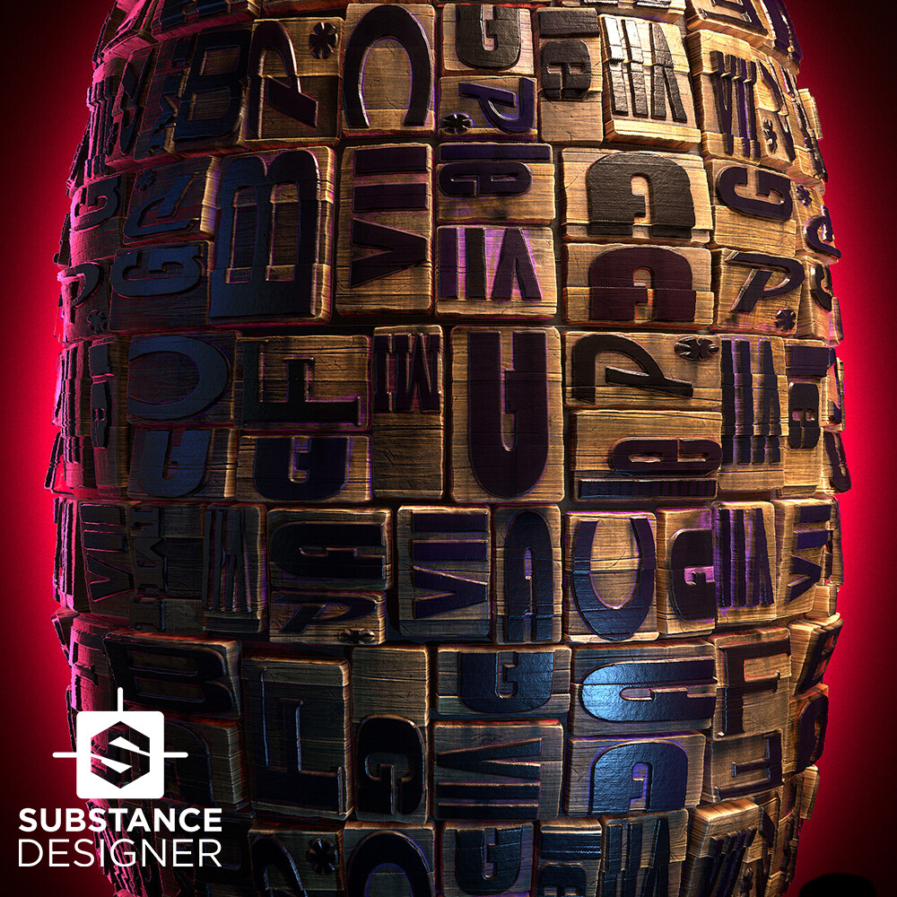 ArtStation - Substance designer: november practice.