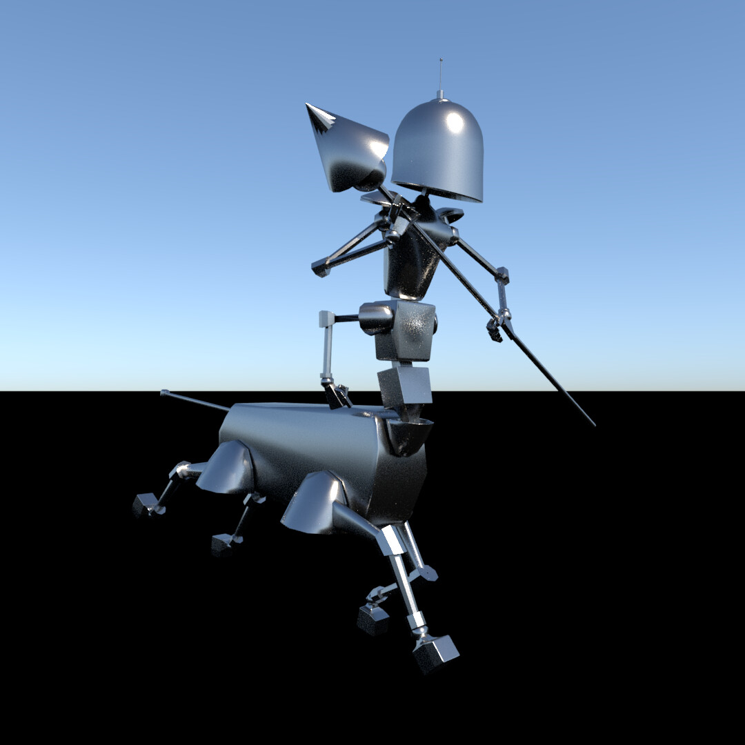 ArtStation - Robot Centaur Rig