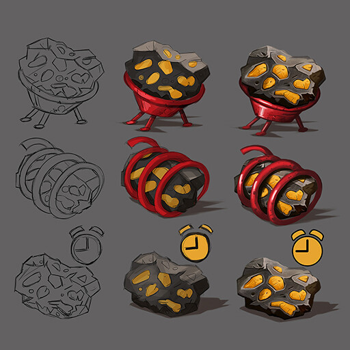 ArtStation - 2D Game UI Assets - Booster Icons