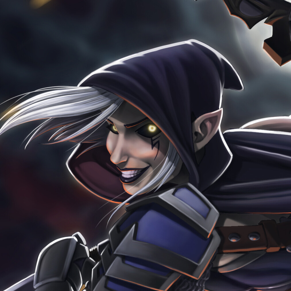 ArtStation - DARK ELF ASSASSIN