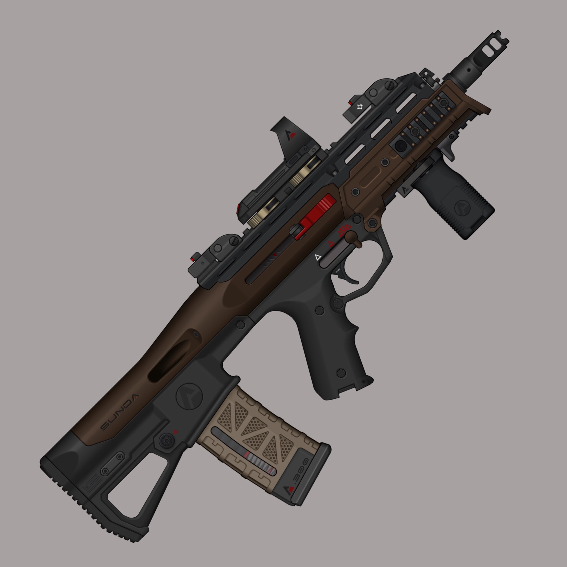 Wouter Kroon - “Sunda” Mk. 2 Assault Rifle