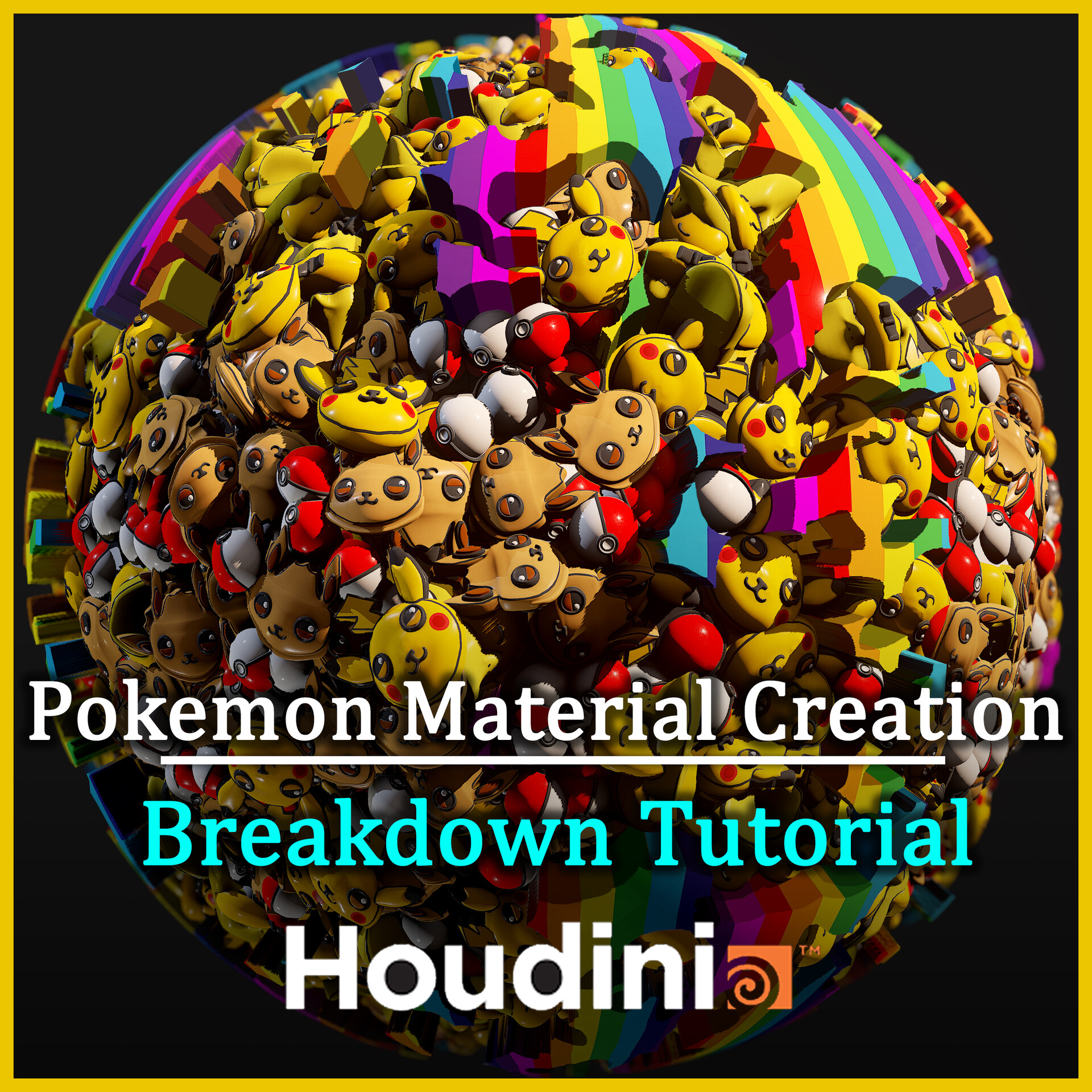ArtStation - Pokemon Material Creation Tutorial Breakdown in Houdini