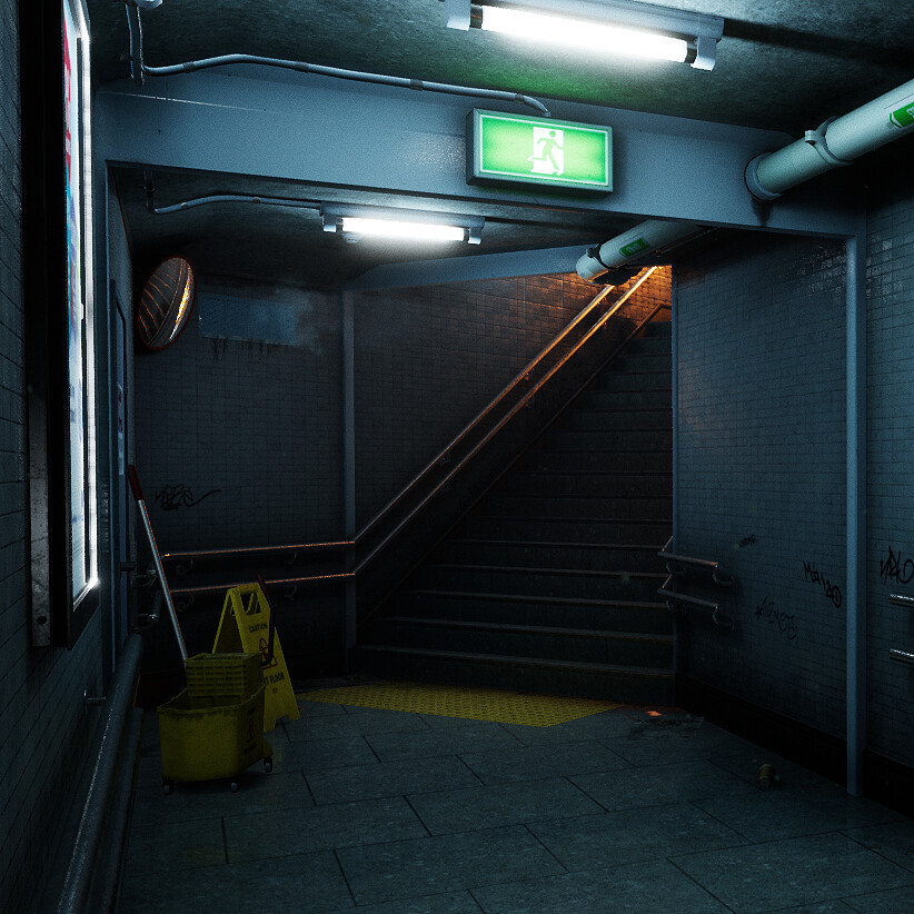 Kyle Chin - Subway Corridor